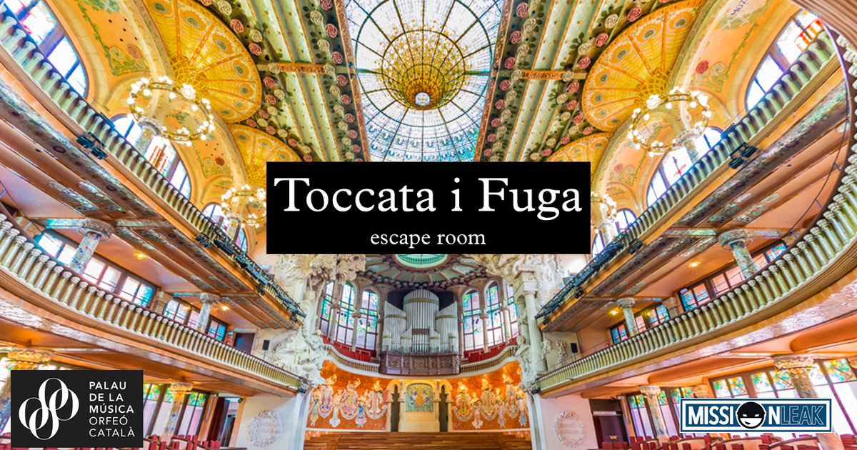 El Palau de la Música Catalana es el escenario de lo escape room Tocata ...